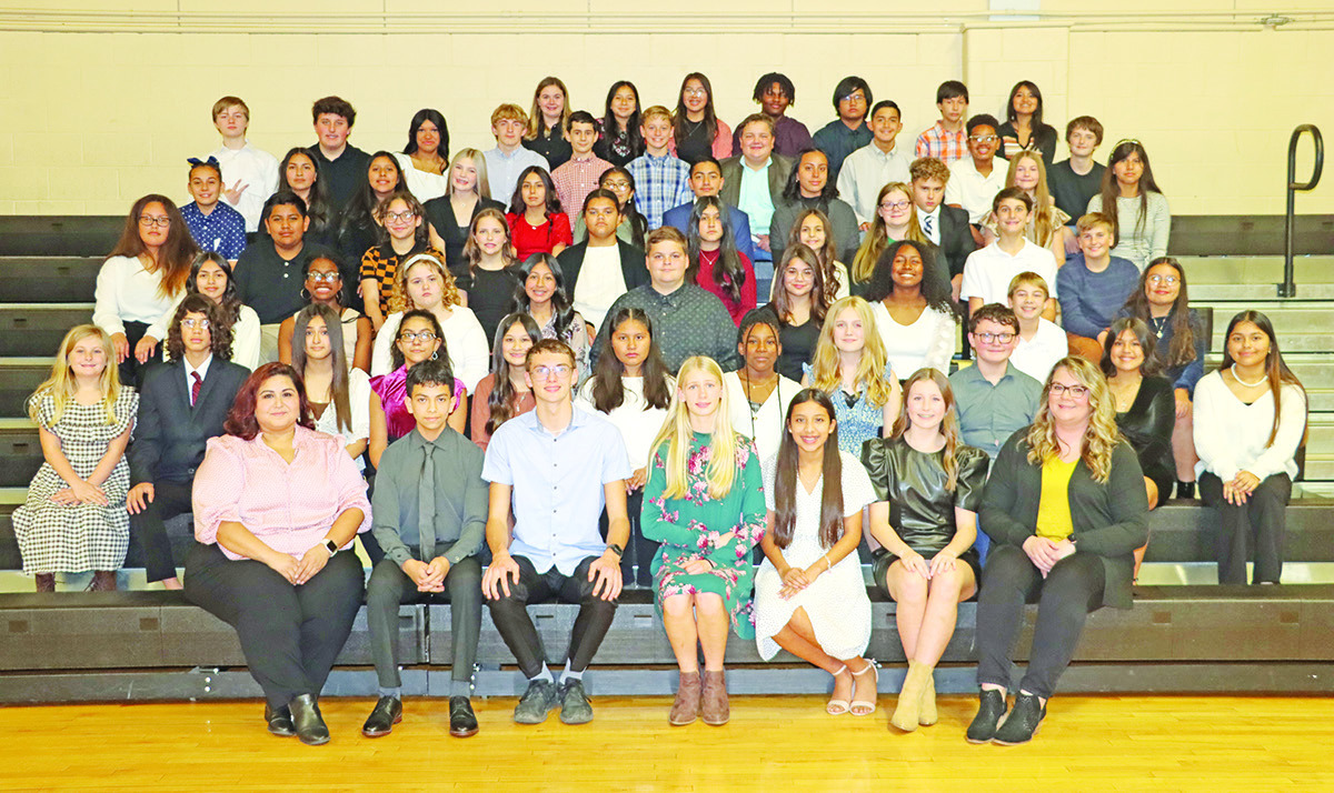 MPJH students inducted into National Junior Honor Society | Mount Pleasant