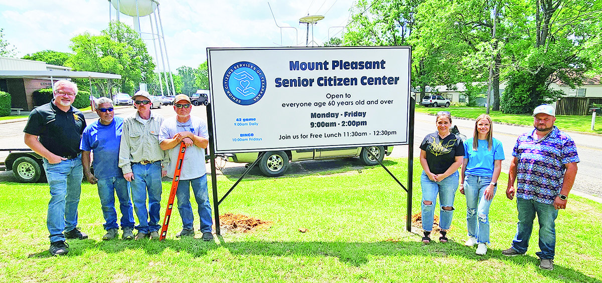 New sign installation calling all seniors to free meals at Senior ...