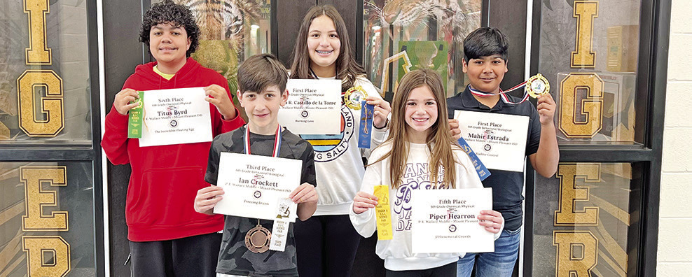 Wallace Middle School students bring home medals from Region 8 Science ...
