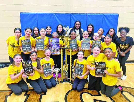 P.E. Wallace Middle School Dance team wins big at competition | Mount ...
